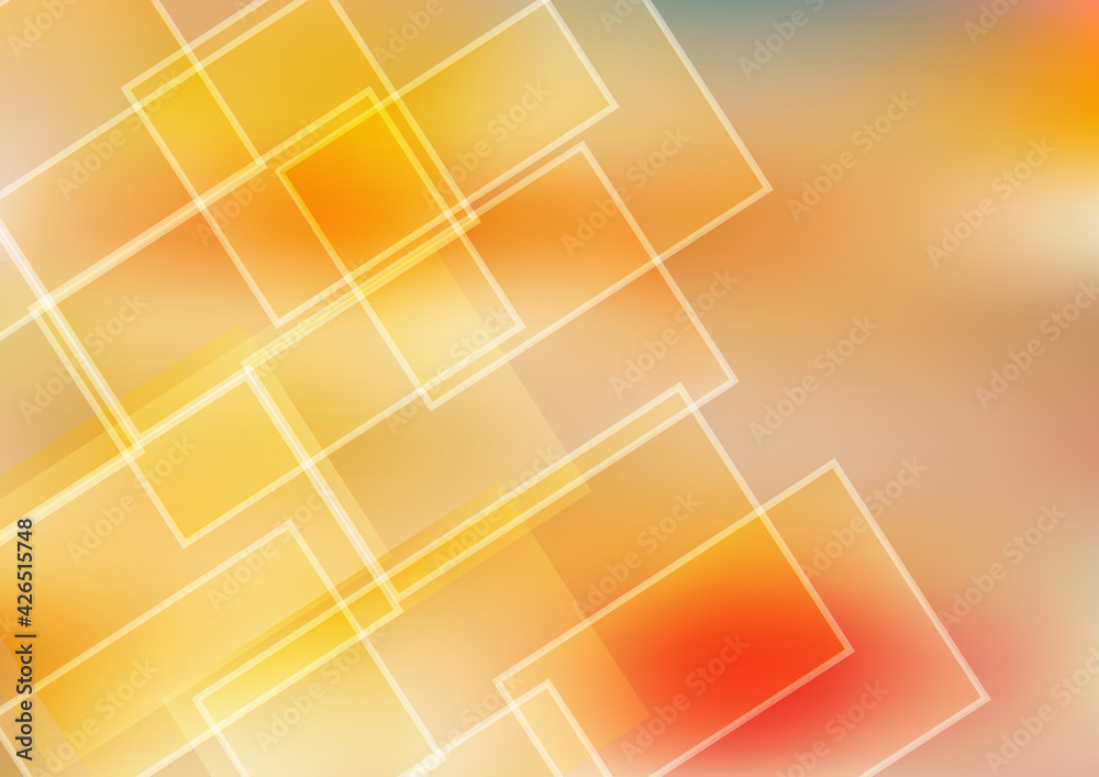 Abstract Light Orange Modern Square Background Vector Graphic Stock ...