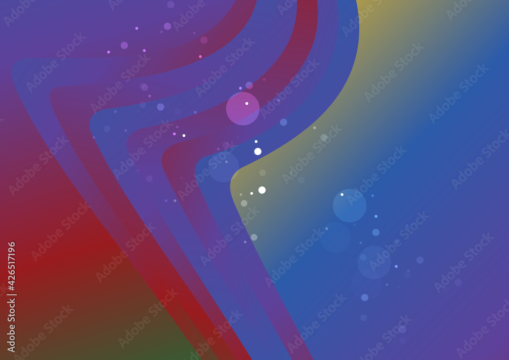 Red Green and Blue Gradient Creative Wave Presentation Background Stock ...