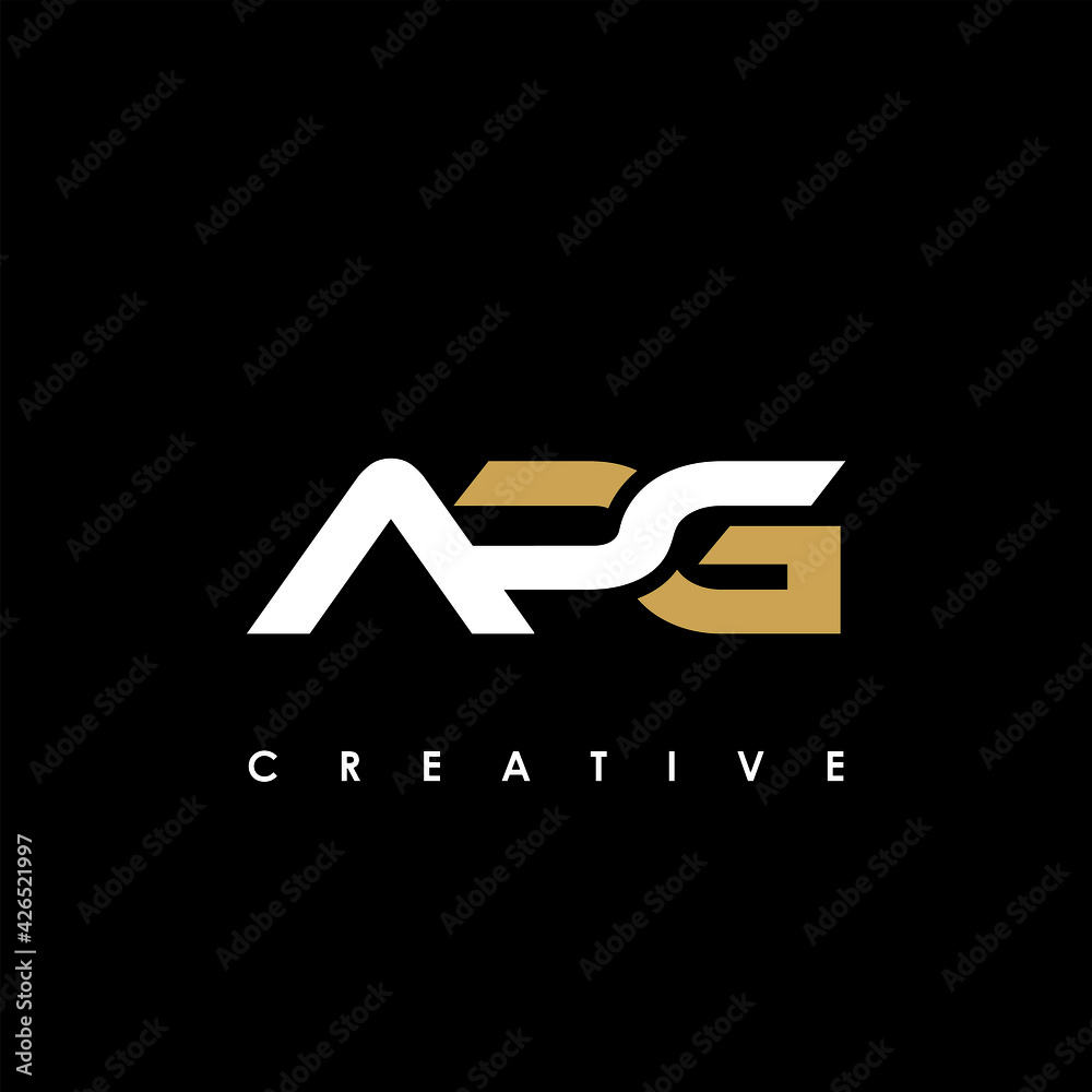 APG Letter Initial Logo Design Template Vector Illustration Stock ...
