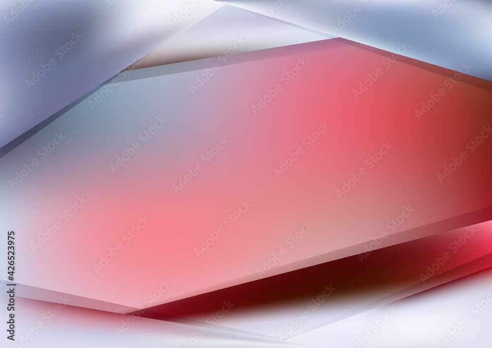 Red White and Blue Background Template Vector Graphic Stock Vector ...