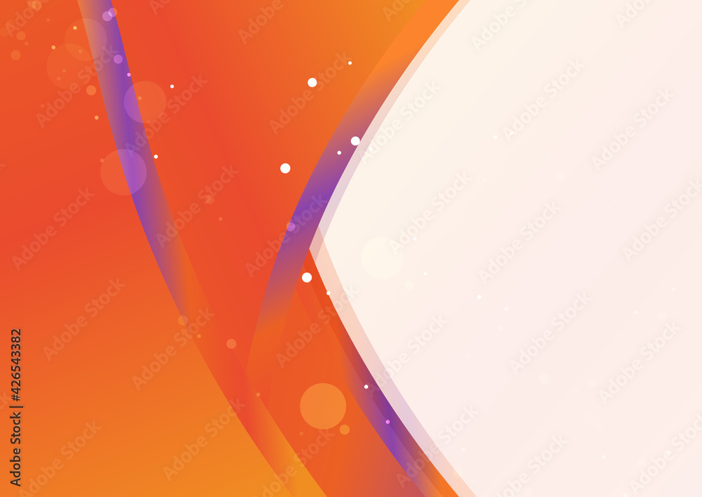 Abstract Purple and Orange Business Card Background Template Vector Eps ...
