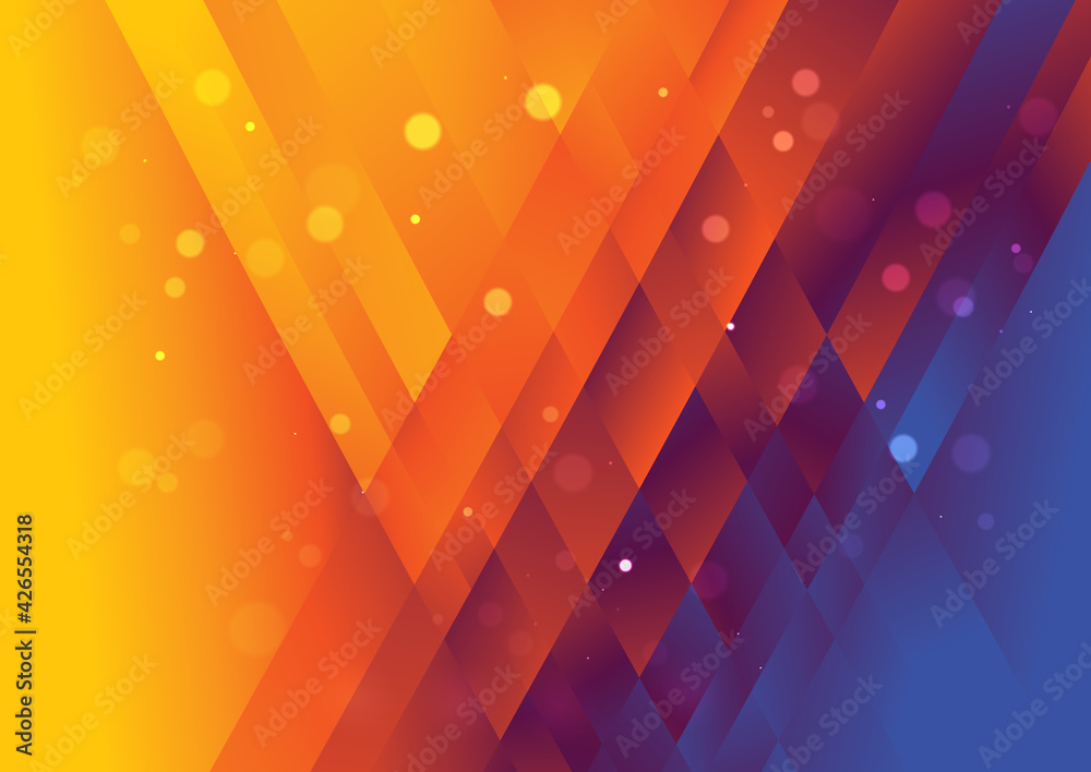 Blue and Orange Gradient Background Stock Vector | Adobe Stock