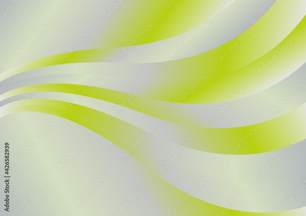 Abstract Green and Grey Gradient Wavy Background Vector Eps Stock ...
