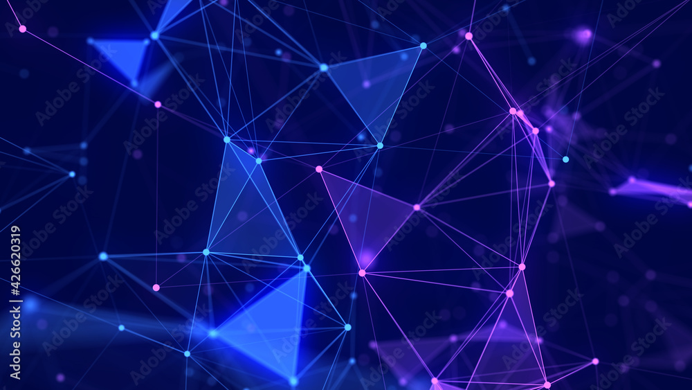 Abstract Network Wallpaper