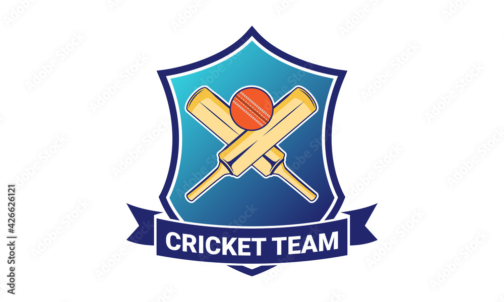Cricket league logo. Creative cricket icon logo vector. Stock Vector ...