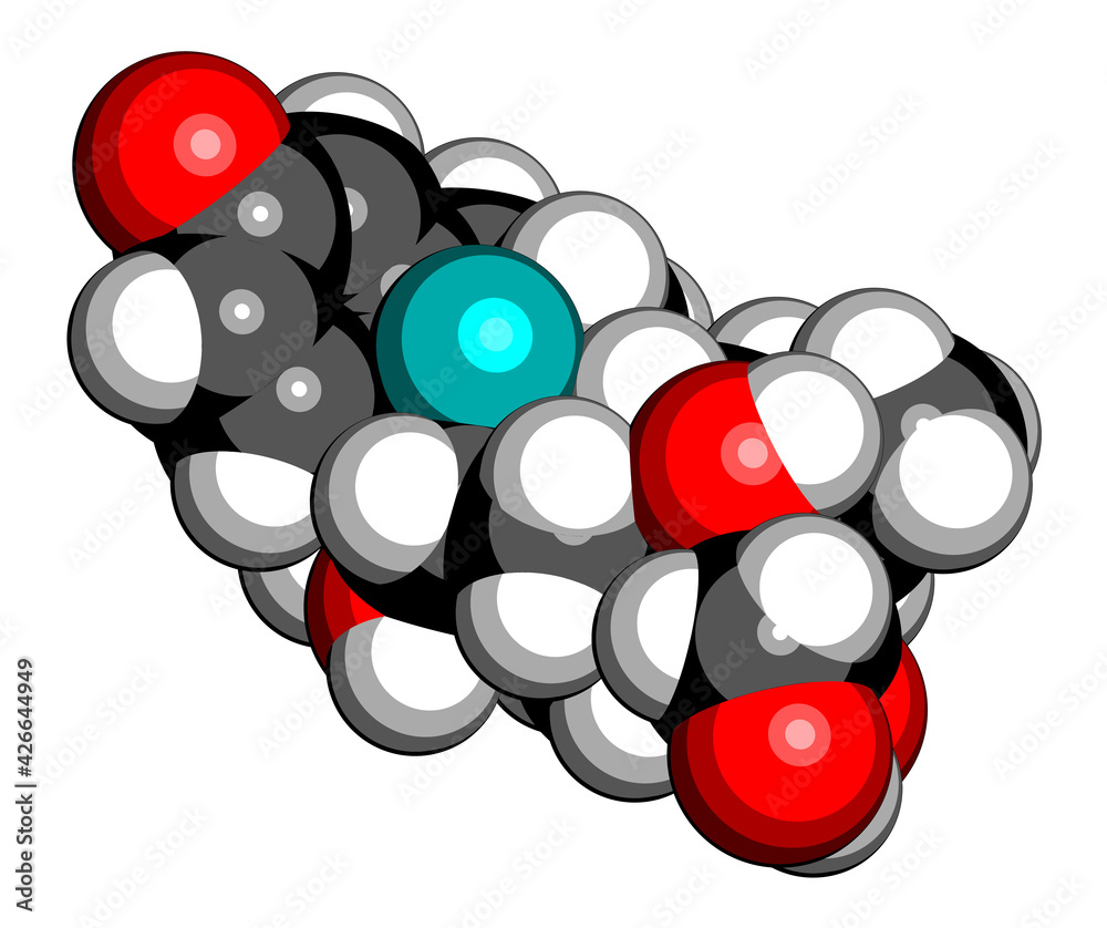 Dexamethasone glucocorticoid drug. Steroid drug with anti-inflammatory ...