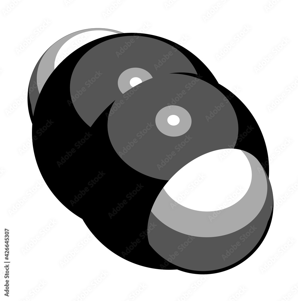 Acetylene (ethyne) molecule. Used in oxy-acetylene welding. 3D ...