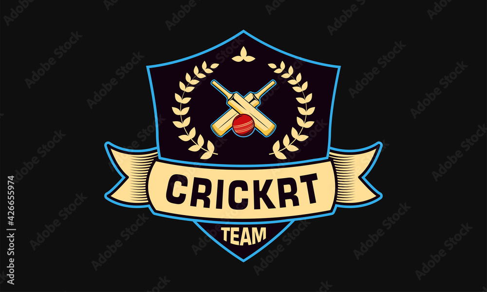 Cricket league logo. Creative cricket icon logo vector. Stock Vector ...