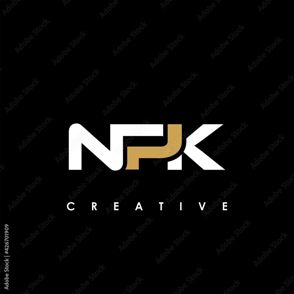 Vetor de NPK Letter Initial Logo Design Template Vector Illustration do ...