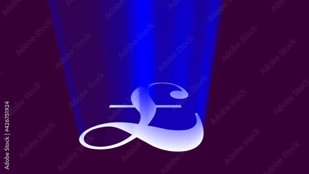 Pound sign with volumetric light effect. Pound sign with volumetric ...