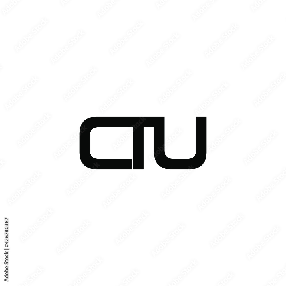 ctu letter original monogram logo design Stock Vector | Adobe Stock