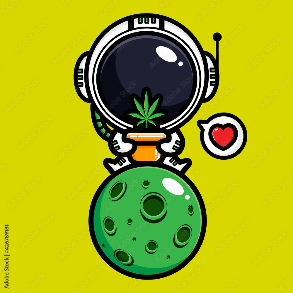 Astronaut With Marijuana