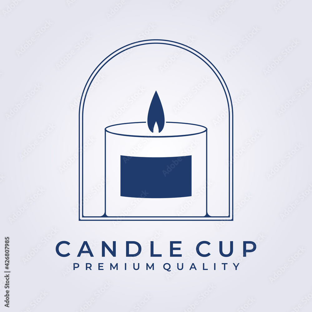 Candle Logo Icon