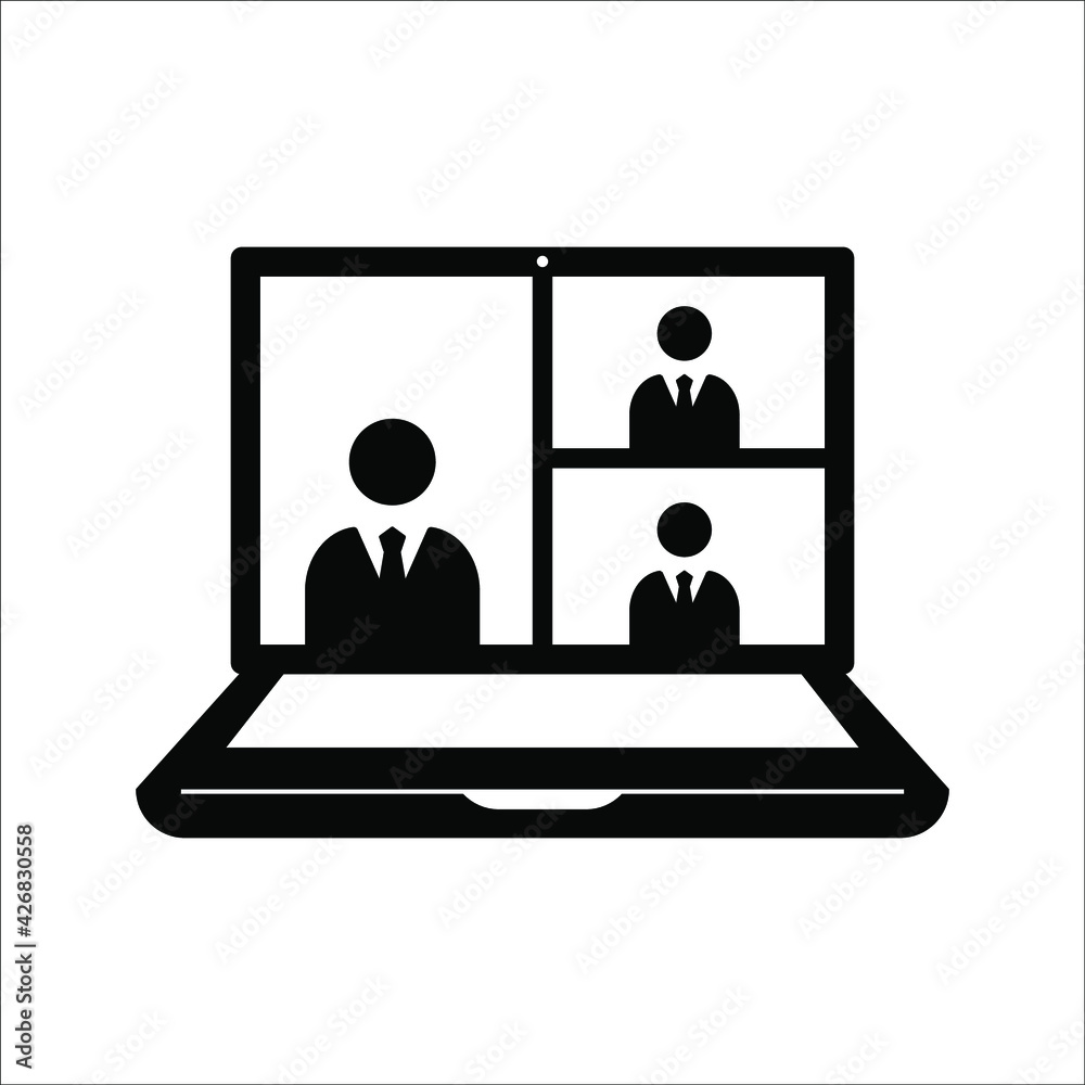 Video Conference Vector