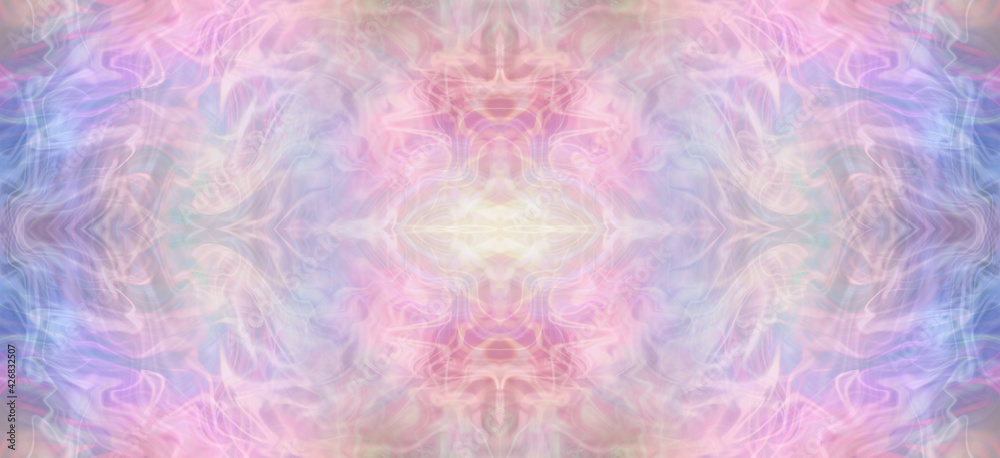 Multicoloured symmetrical spiritual ethereal background - metaphysical ...