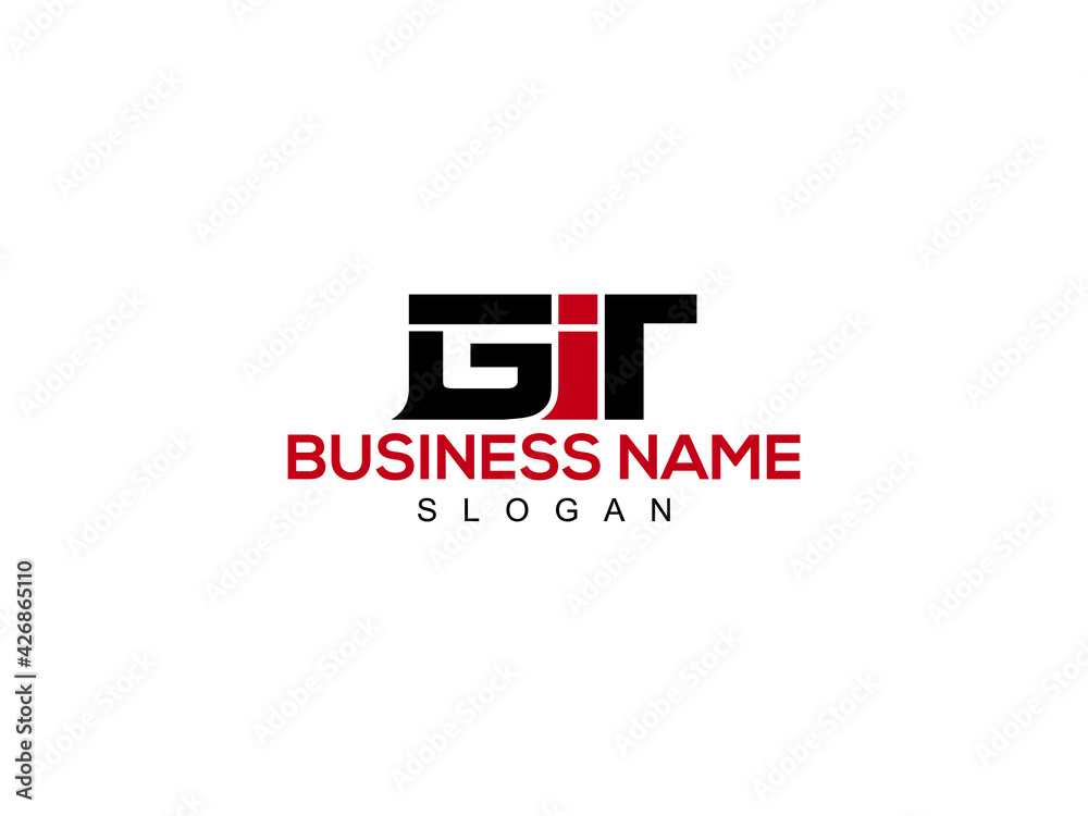Letter GIT Logo Icon design for Your Business Stock Vector | Adobe Stock