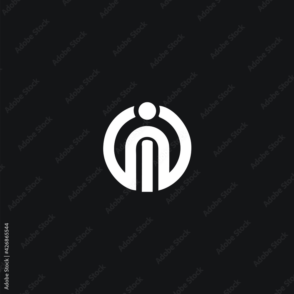 Alphabet letter Initial I logo and II logo vector design, favicon ...
