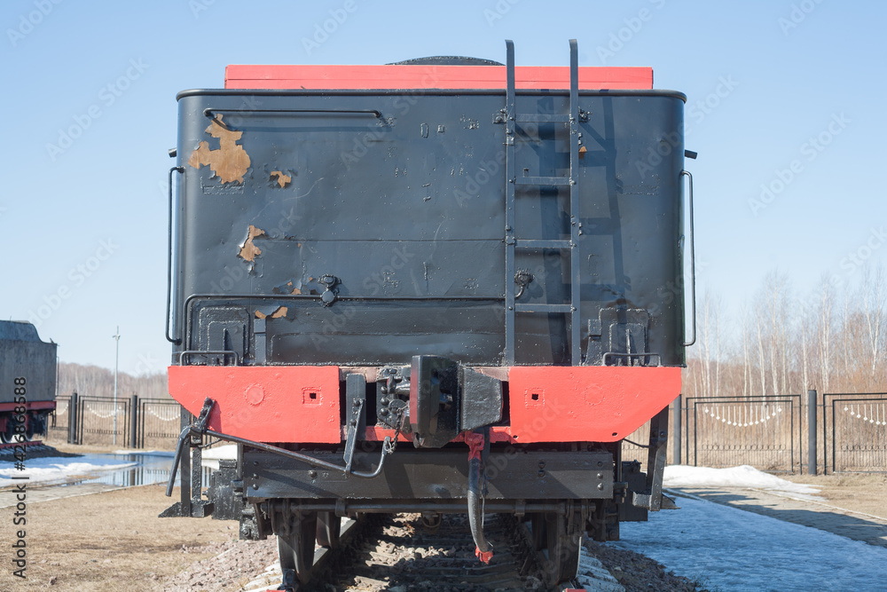 Black steam locomotive Stock Photo | Adobe Stock