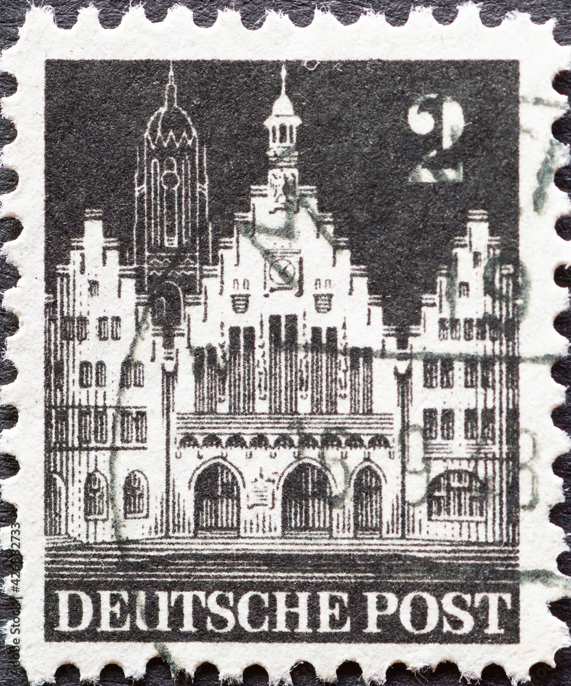 GERMANY - CIRCA 1948: a postage stamp from Germany, showing the ...