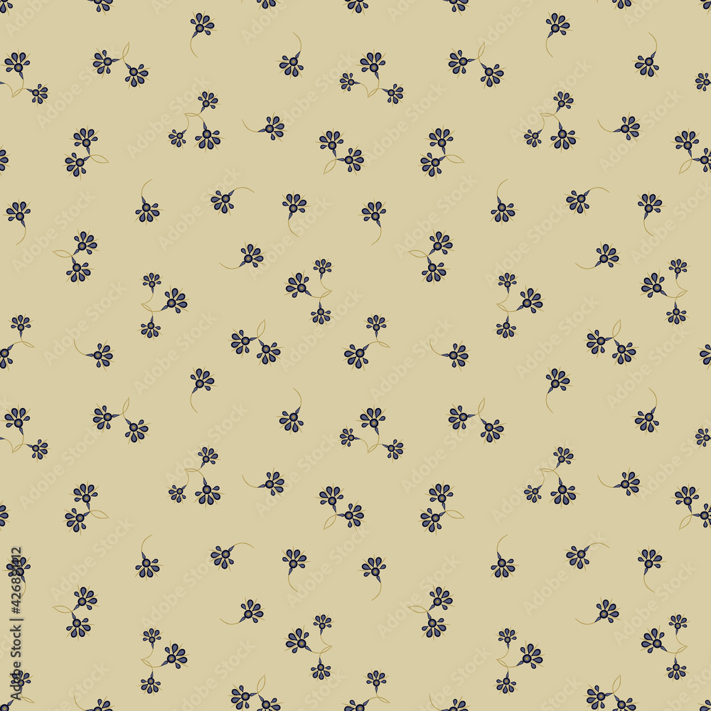 Simple Vector Flower Wallpaper