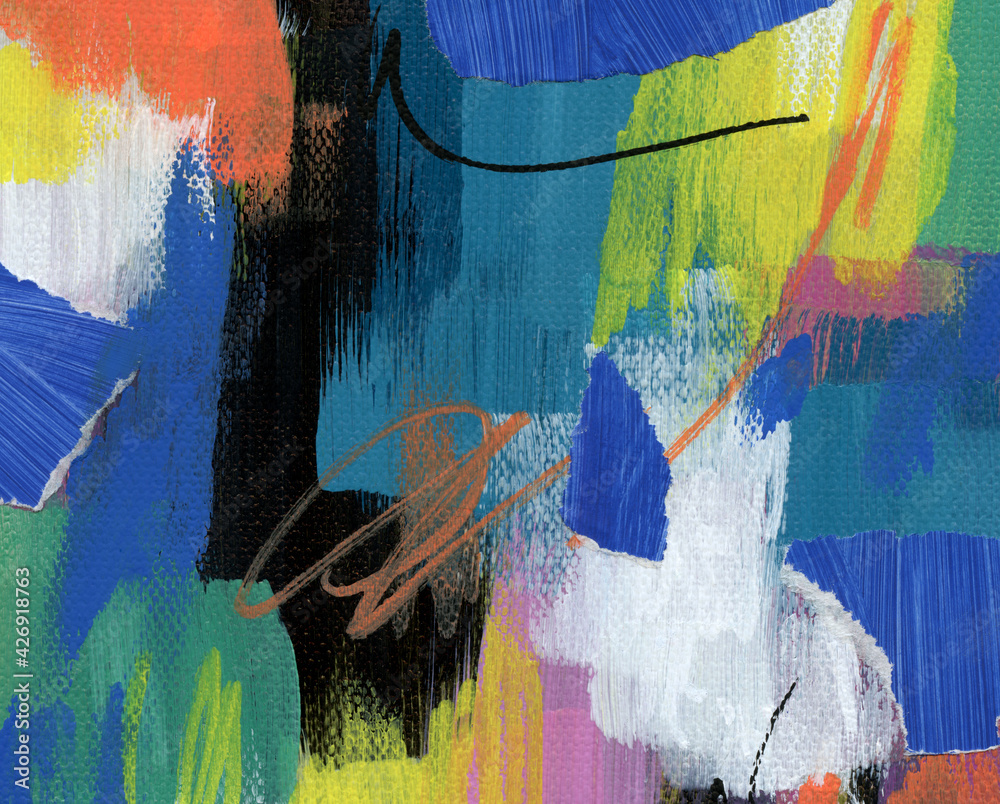 Abstract art, collage technique. Versatile artistic background for ...