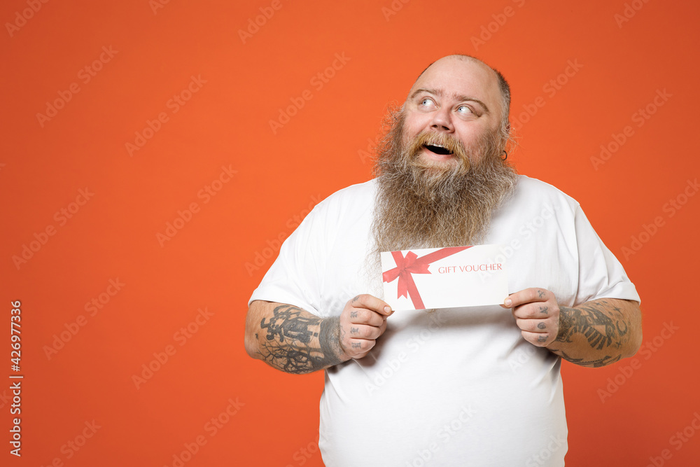 Fat dreamful pudge obese chubby overweight tattooed blue-eyed bearded ...