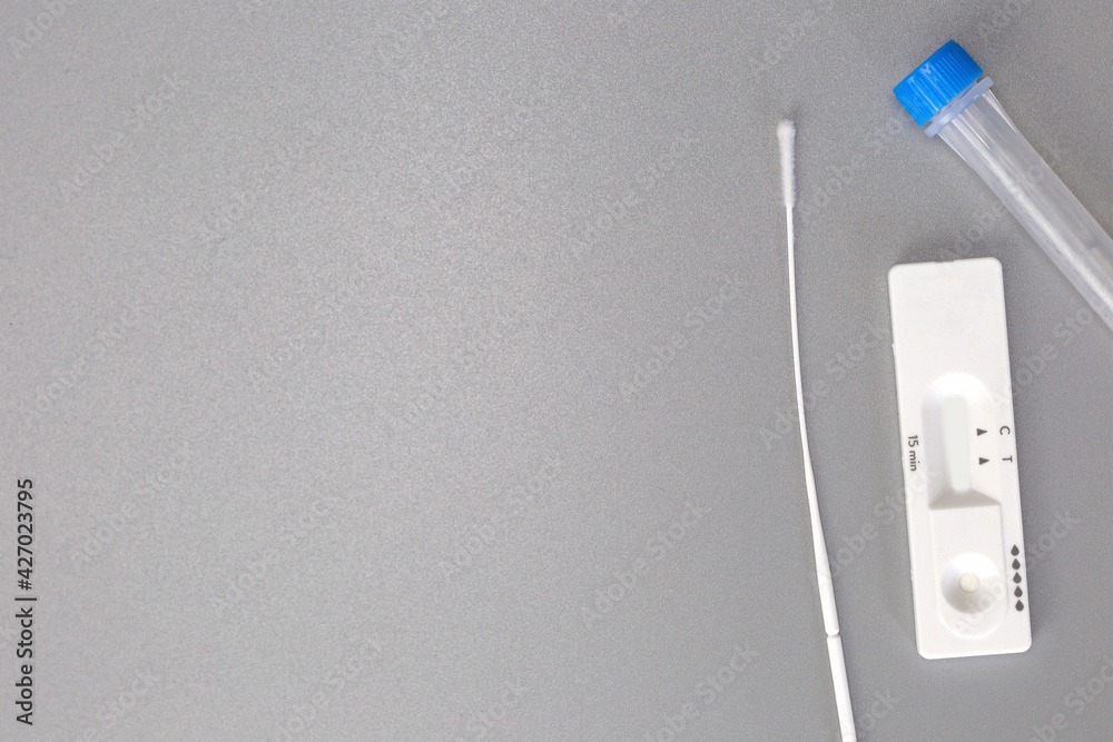 Rapid self test Covid-19 with nose swab, home test kit for coronavirus ...