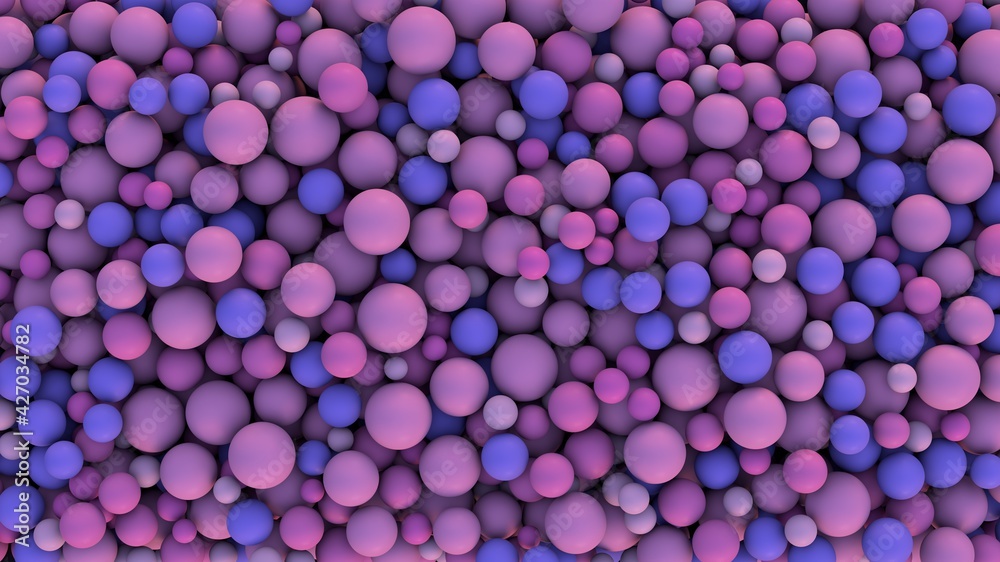 Diseño abstracto de esferas de colores. Combinación de colores en ...