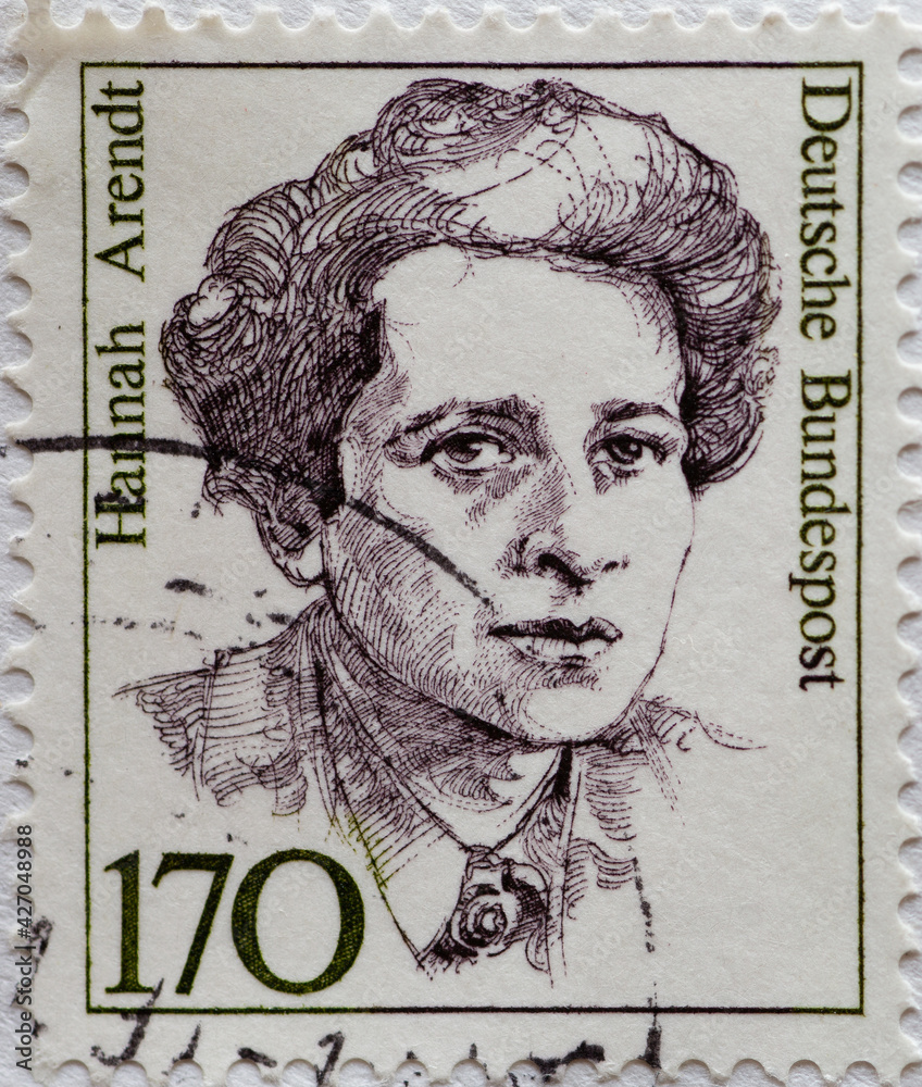 GERMANY - CIRCA 1988 : a postage stamp from Germany, showing a woman ...