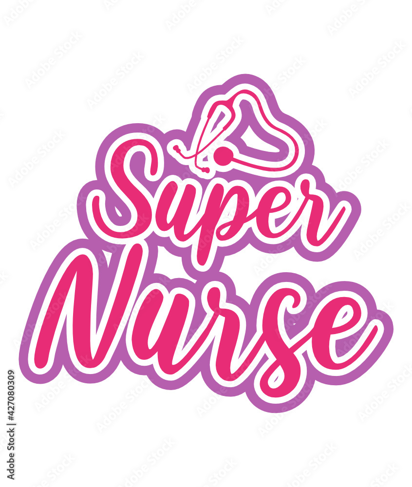 Super Nurse SVG Cut File | commercial use | instant download | printable vector clip art | funny ...