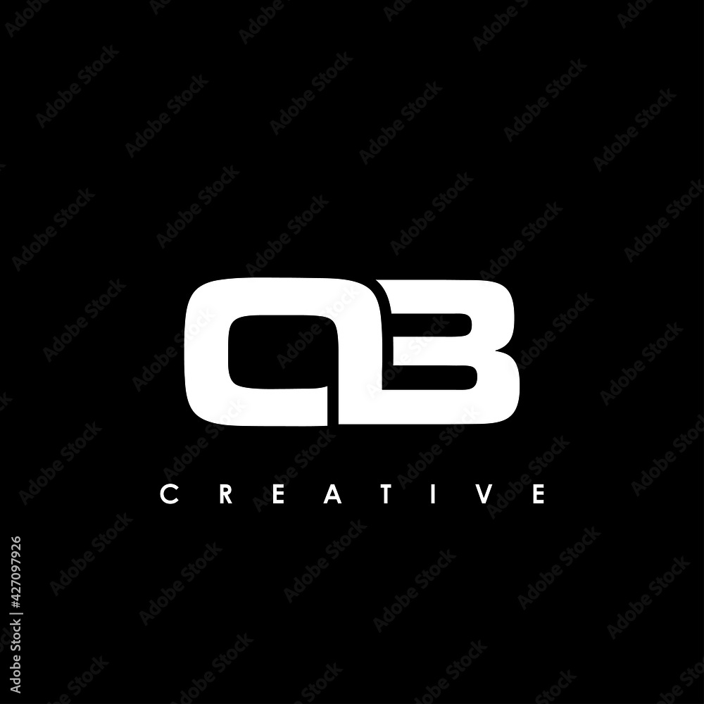 OB Letter Initial Logo Design Template Vector Illustration Stock Vector ...