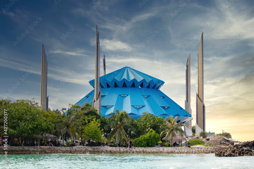 King Salman Mosque, Male Maldives Stock Photo | Adobe Stock