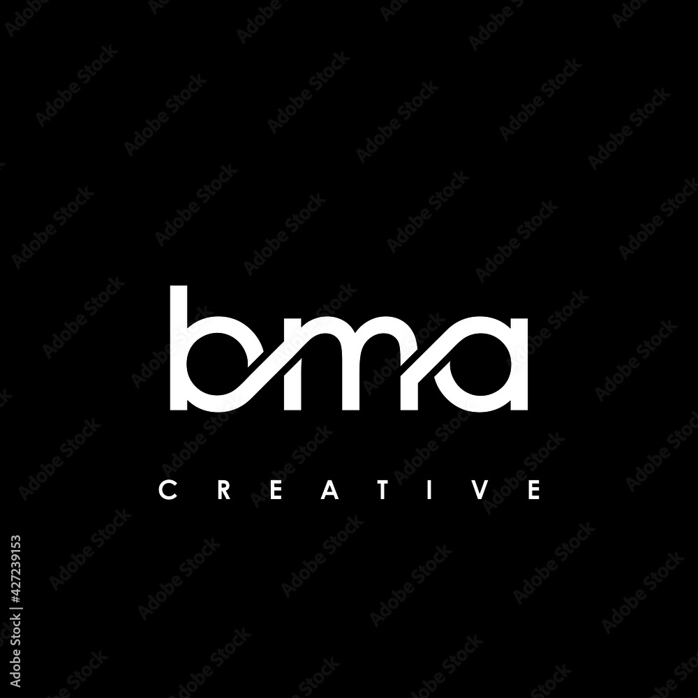 Vetor de BMA Letter Initial Logo Design Template Vector Illustration do Stock | Adobe Stock