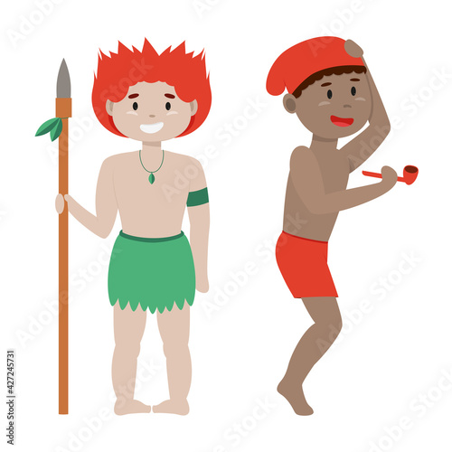 Saci Perere e Curupira, personagens lendas do folclore brasileiro ...