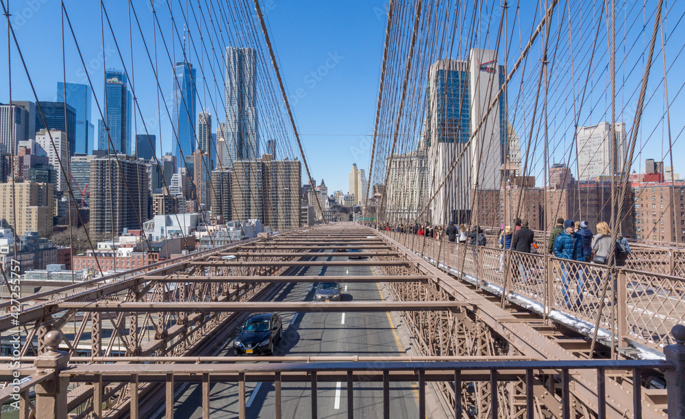brooklyn bridge,new york,manhattan,nyc,new york city,brooklyn,bridge ...