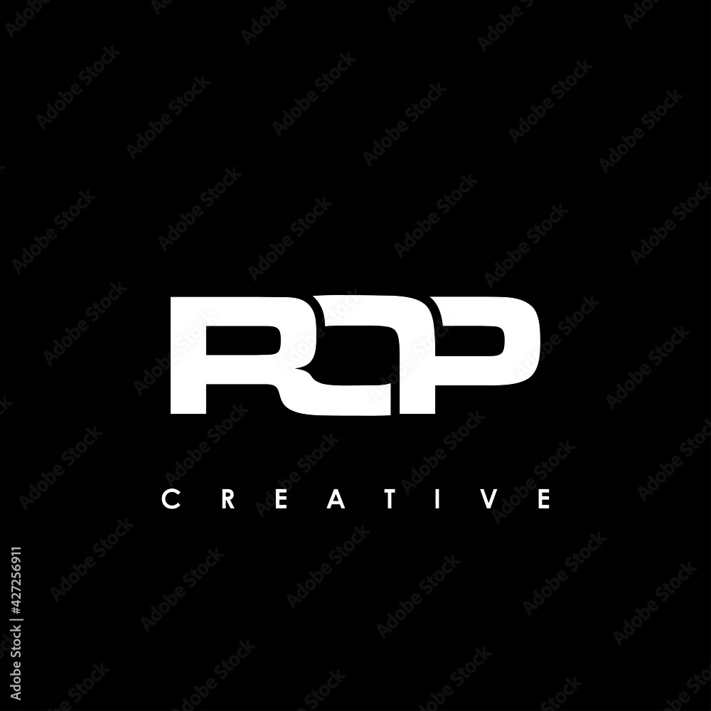 ROP Letter Initial Logo Design Template Vector Illustration Stock ...