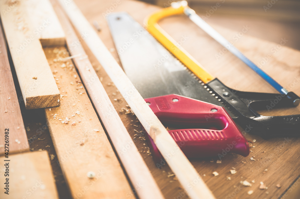 Background image of furniture woodworking workshop, carpenters ...