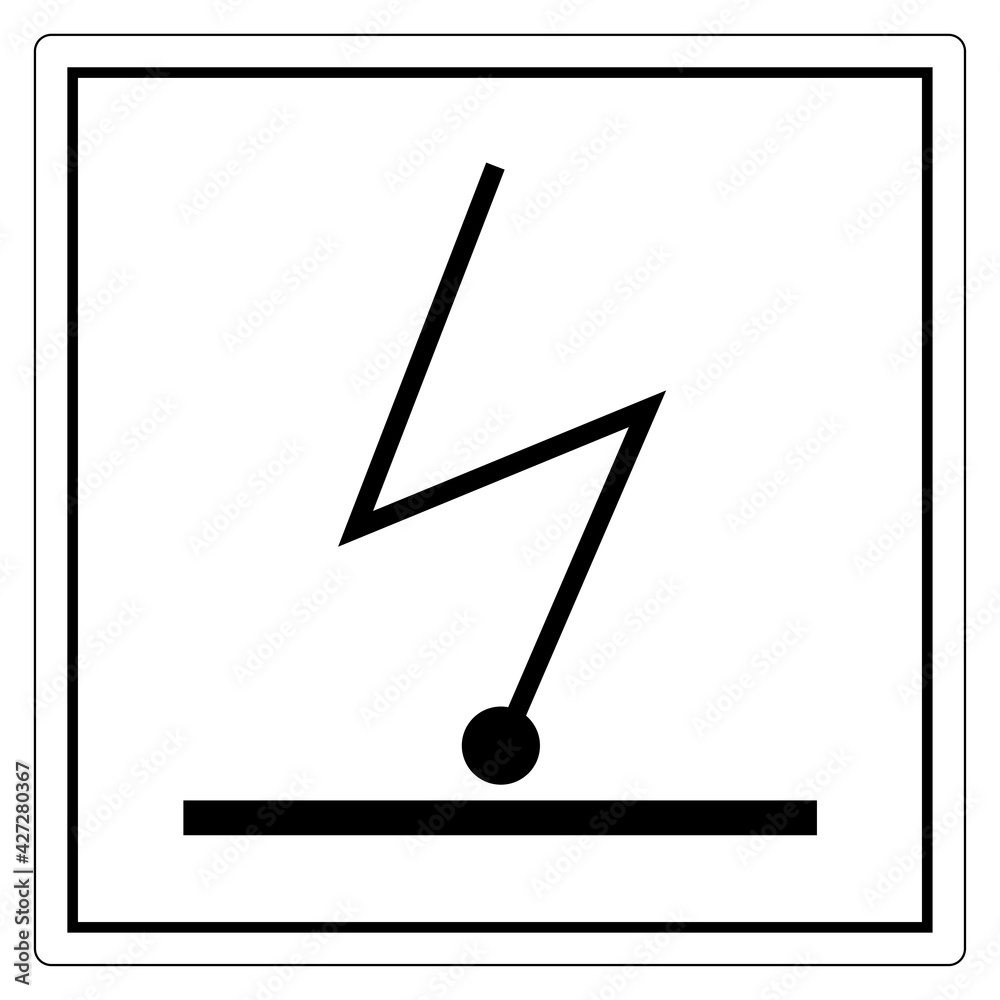 Electrostatic Charge Symbol Sign, Vector Illustration, Isolate On White ...