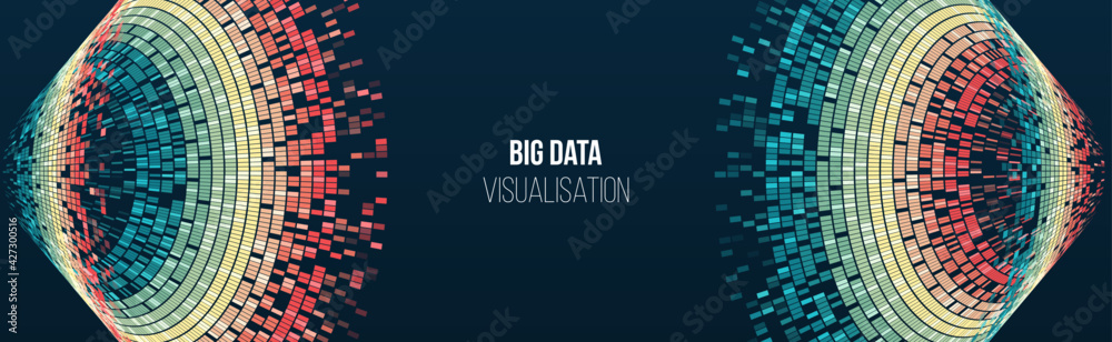 Wide Big data visualization. Machine learning algorithm for information ...