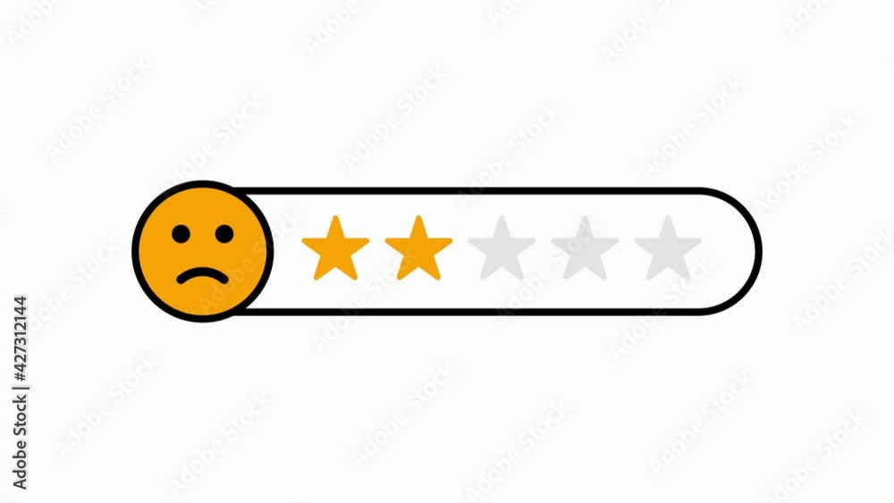 Linear icon. Customer review rating. Happy emoticon. Quality line. Flat ...