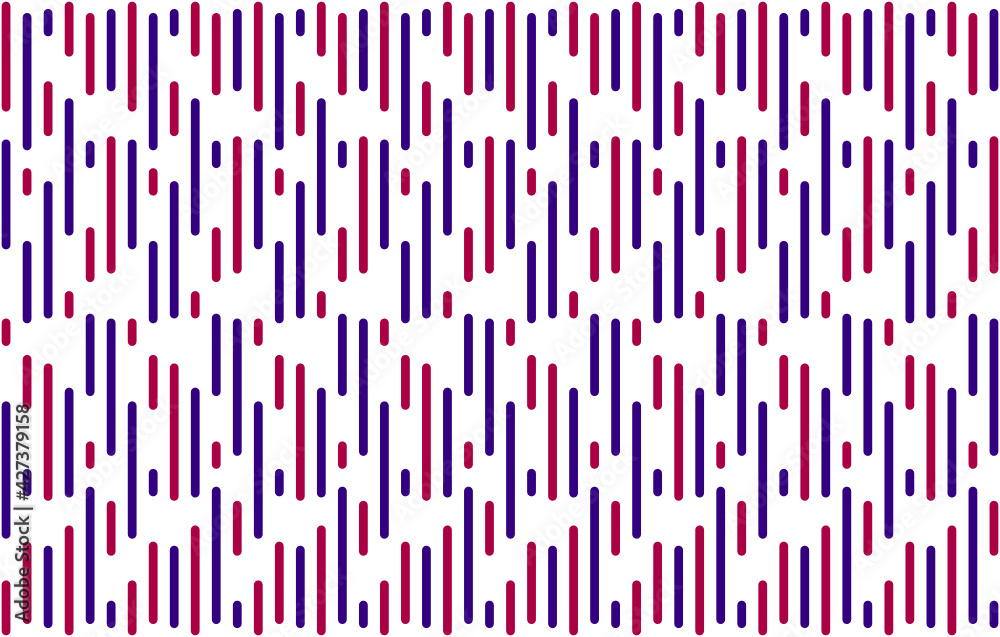 Patrón de rayas rojas y azules paralelas en varios tamaños sobre fondo ...