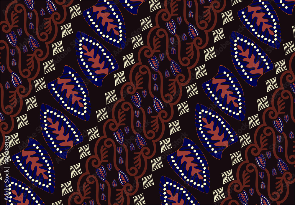 Batik Parang is one of the oldest batik motifs in Indonesia. Drawing a ...