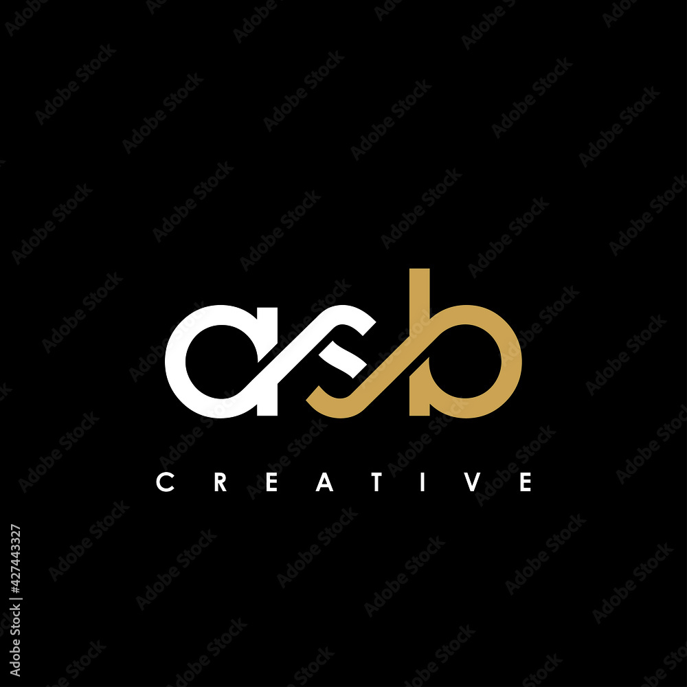 ASB Letter Initial Logo Design Template Vector Illustration Stock ...