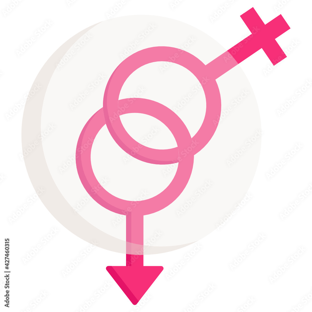 Gender Concept, Love Vector color Icon Design, In Vitro Fertilization ...