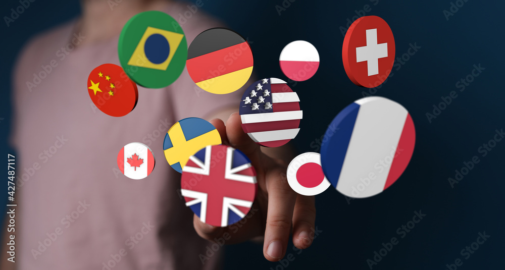 All official national flags of the world Stock Photo | Adobe Stock