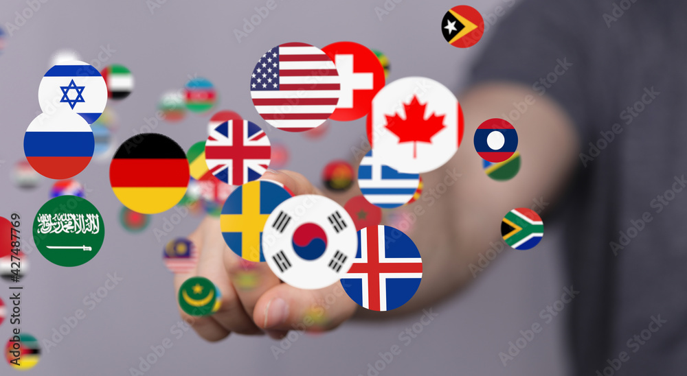 All official national flags of the world Stock Photo | Adobe Stock