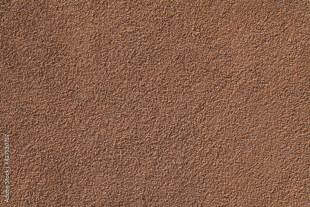 Terraсotta wall texture, background. Decor of brown textured coating ...