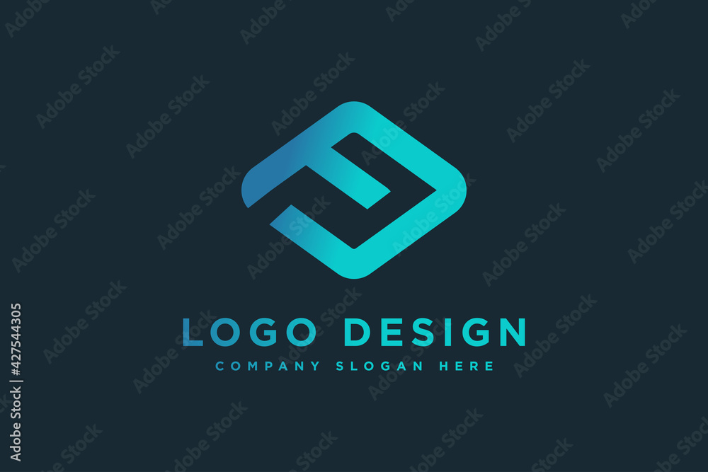 Initial letter FP logo design vector illustration. Letter FP icon ...