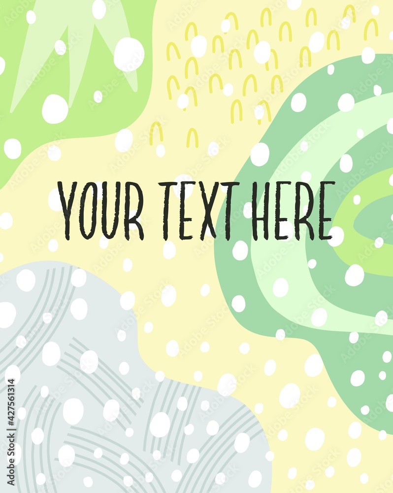 Vector abstract background, Fresh template for your text. Vector ...