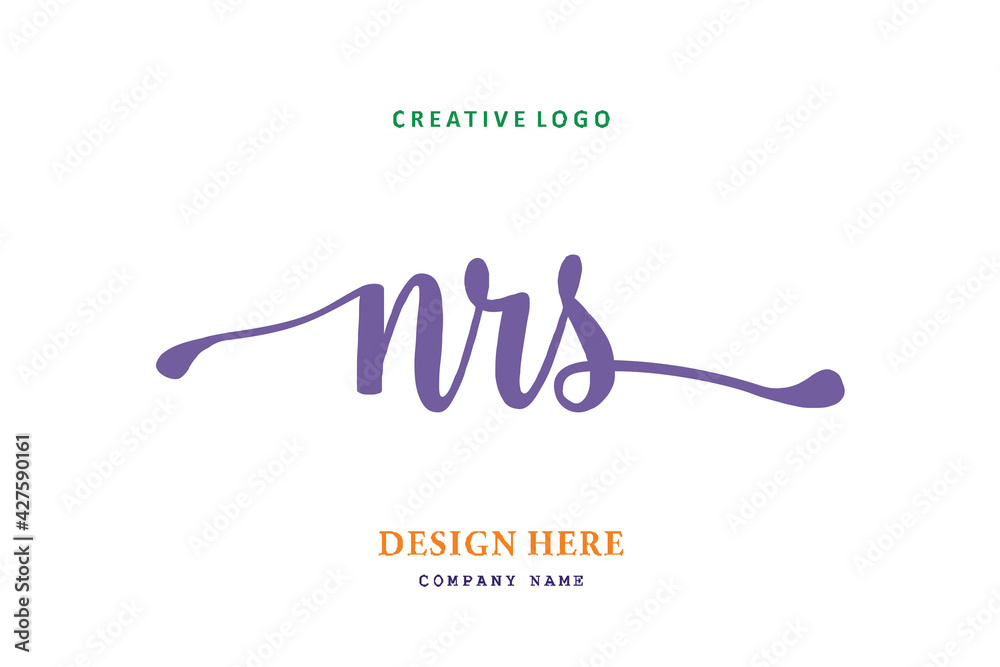 NRS lettering logo is simple, easy to understand and authoritative ...